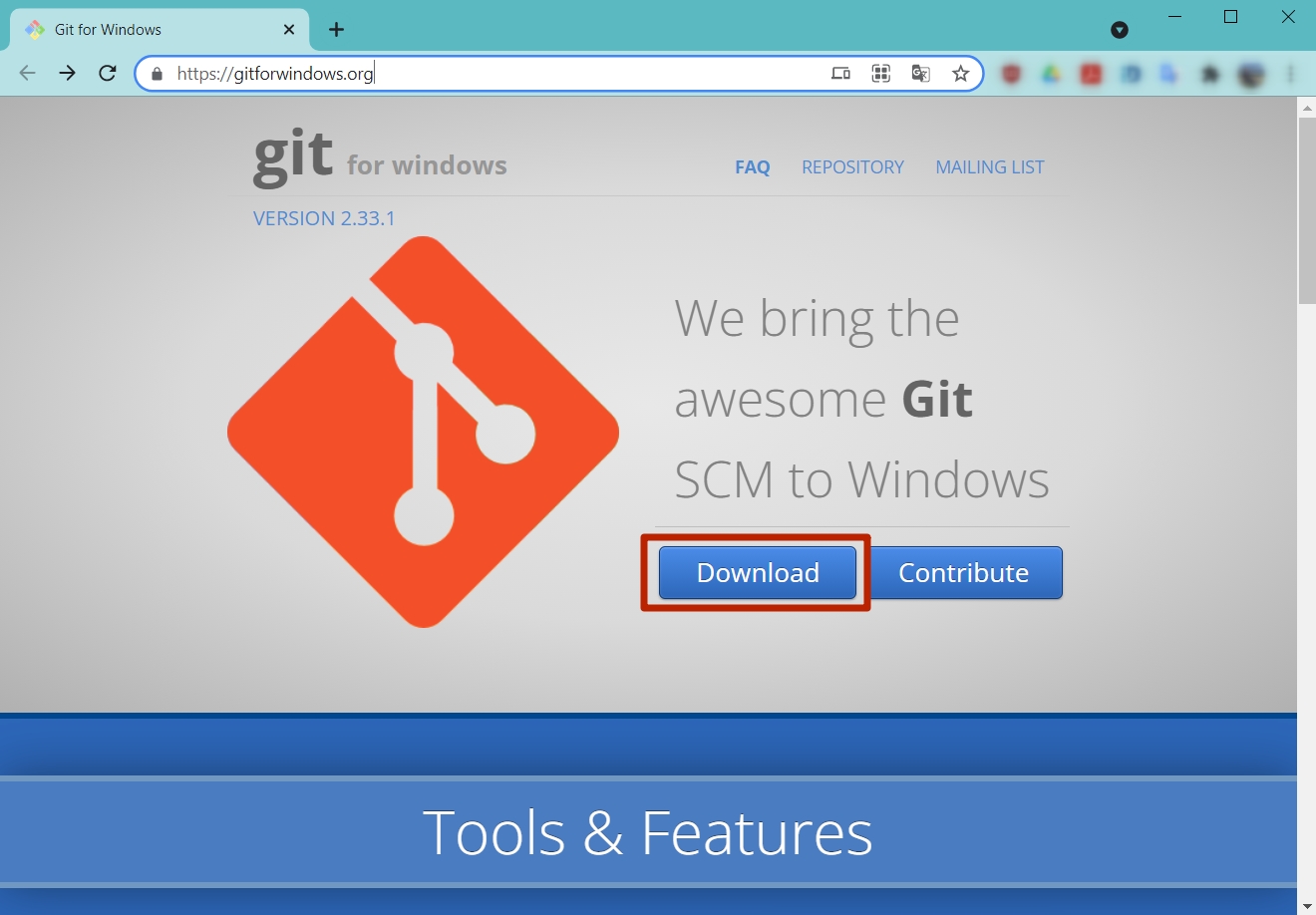 Установка Git